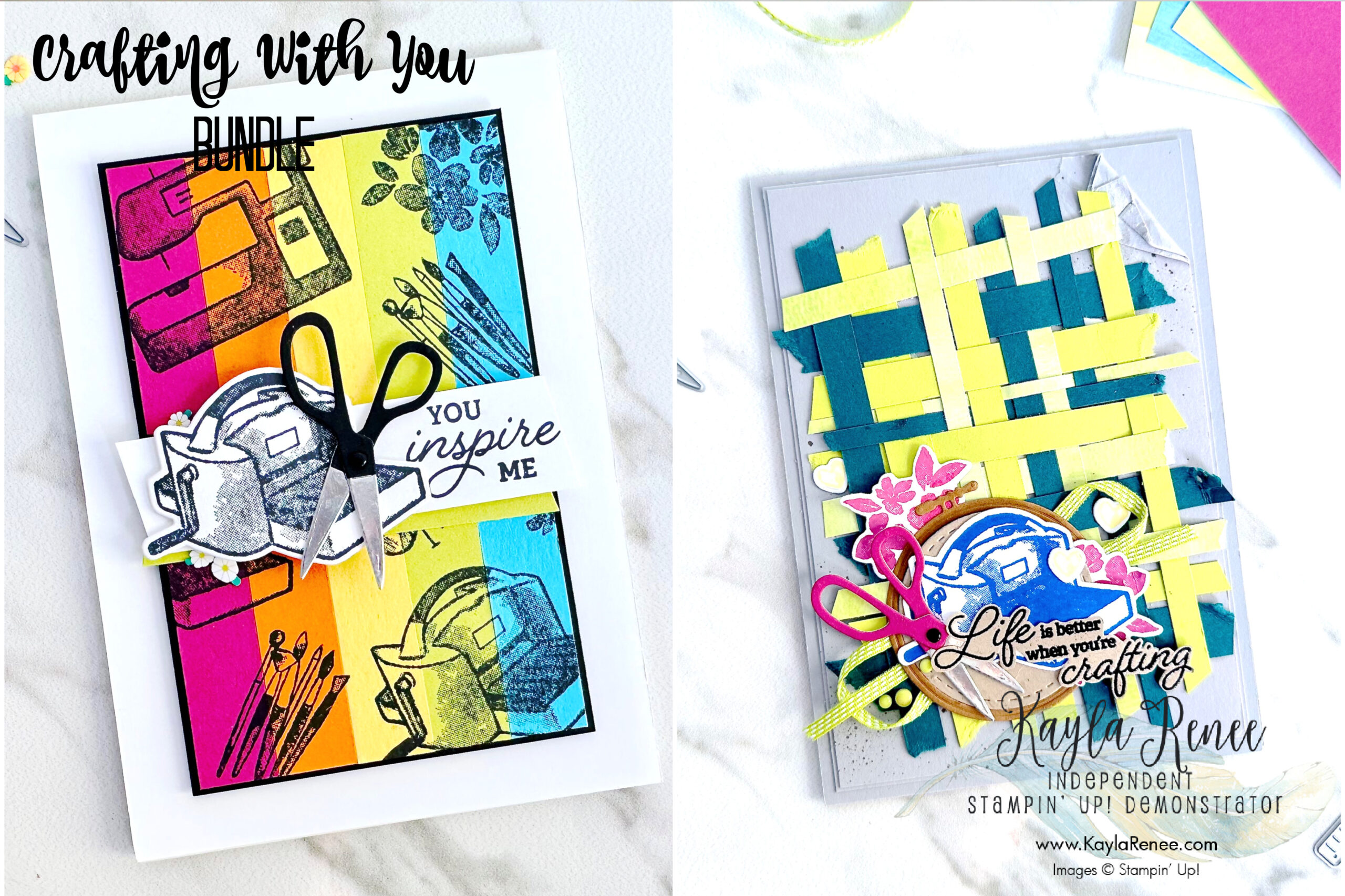Stampin’ Up! - Crafting With You - You Inspire Me - Kayla Renee ...
