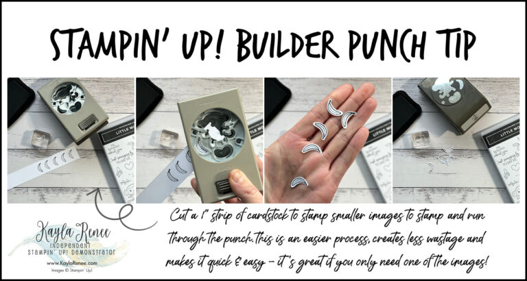 Stampin’ Up! Builder Punches - Little Monkey Bundle | Tips & Tricks