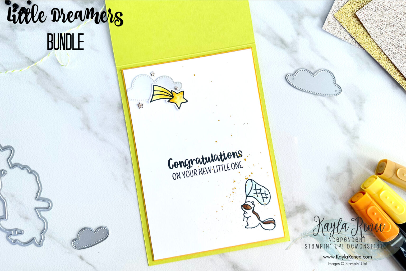 Background stamps | Stampin’ Up! Little Dreamer Bundle