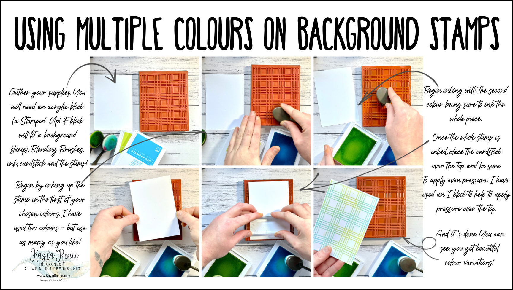 Background stamps | Stampin’ Up! Little Dreamer Bundle