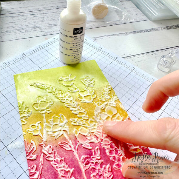 Embossing Folder Techniques using Stampin’ Up! Products