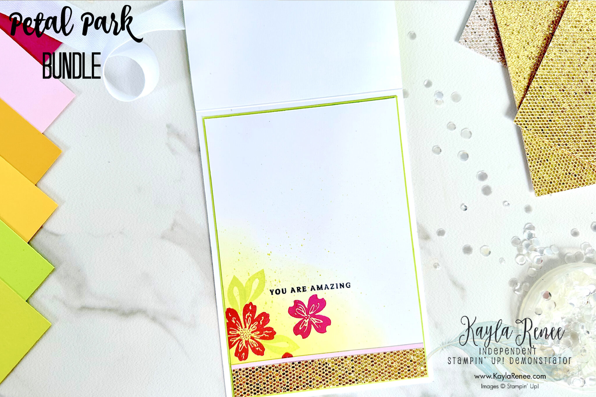 Embossing Folder Techniques using Stampin’ Up! Products