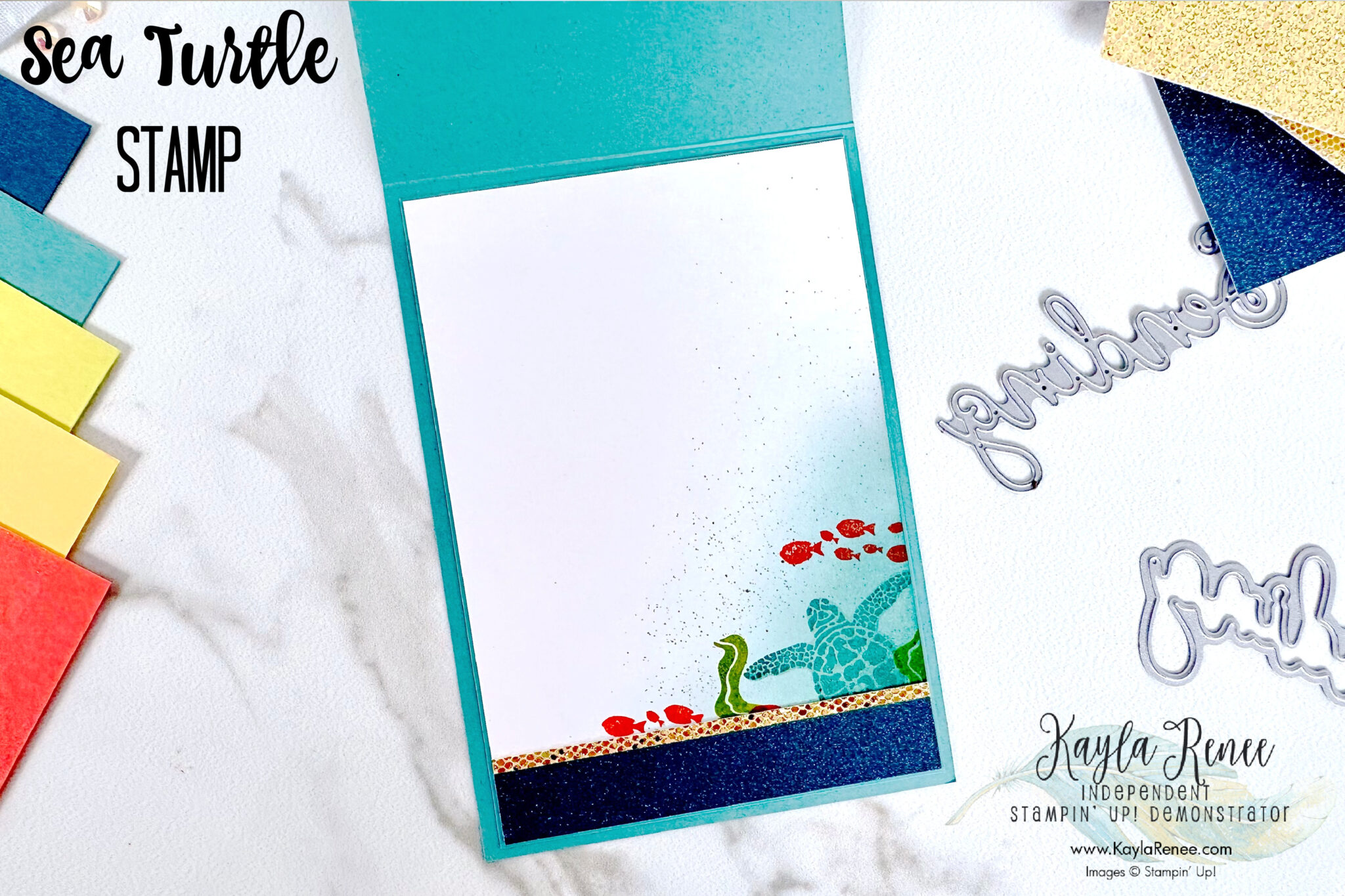 Gilded Leafing to Make Sea Turtles Shine | Stampin’ Up!