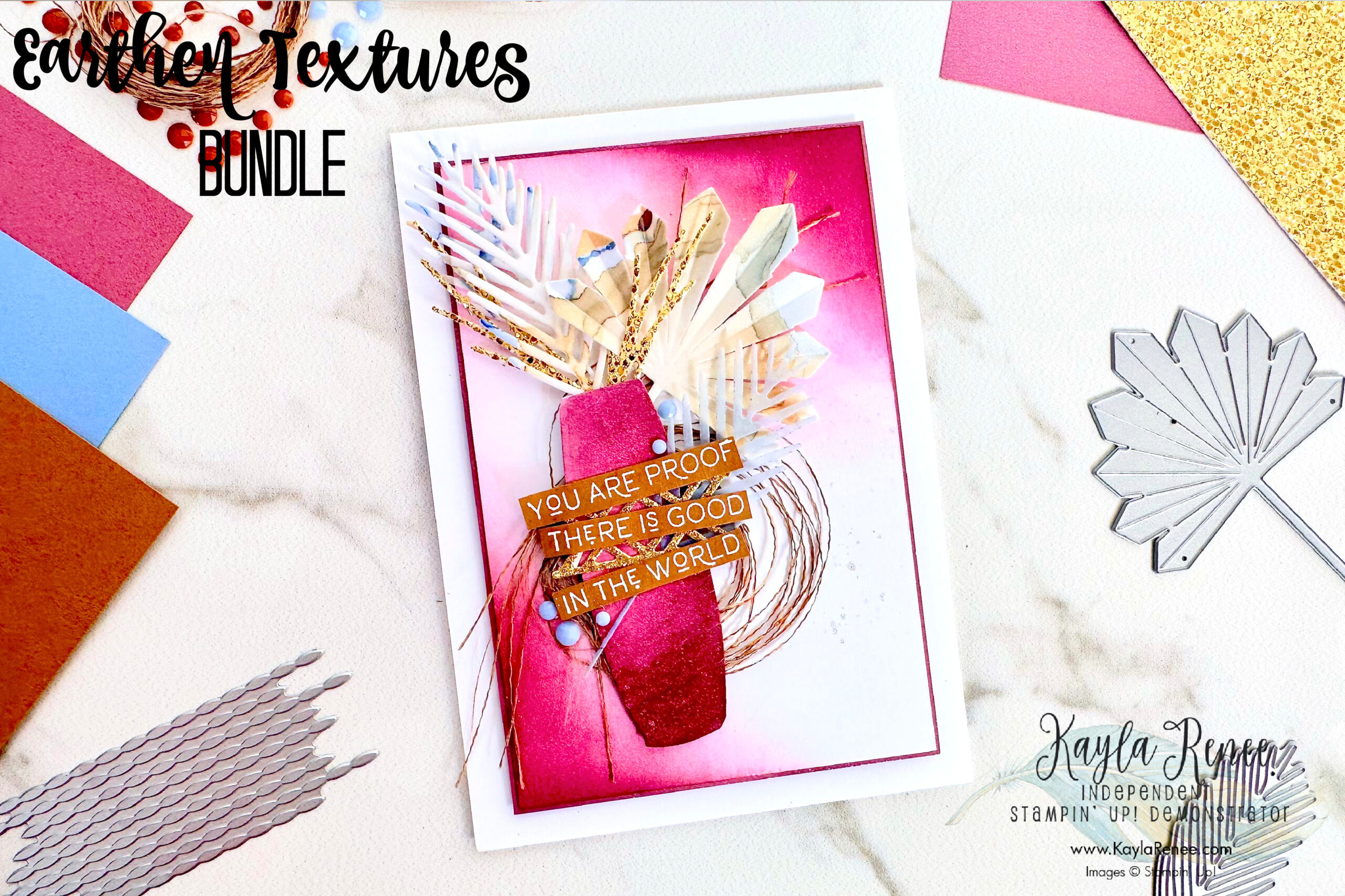 Earthen Textures Bundle to Create a Stunning & Bold Card