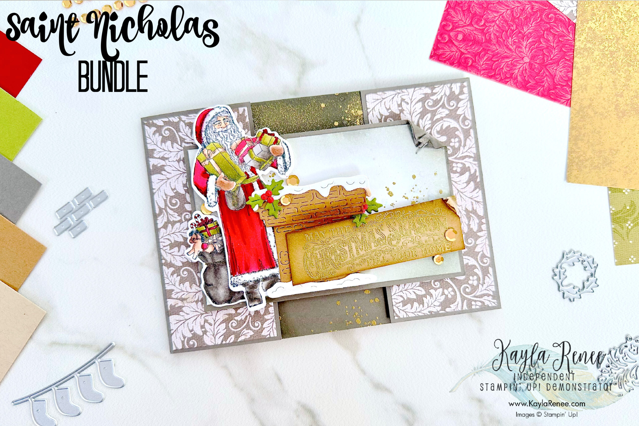 Double Flap Card Using Stampin’ Up! Saint Nicholas Bundle