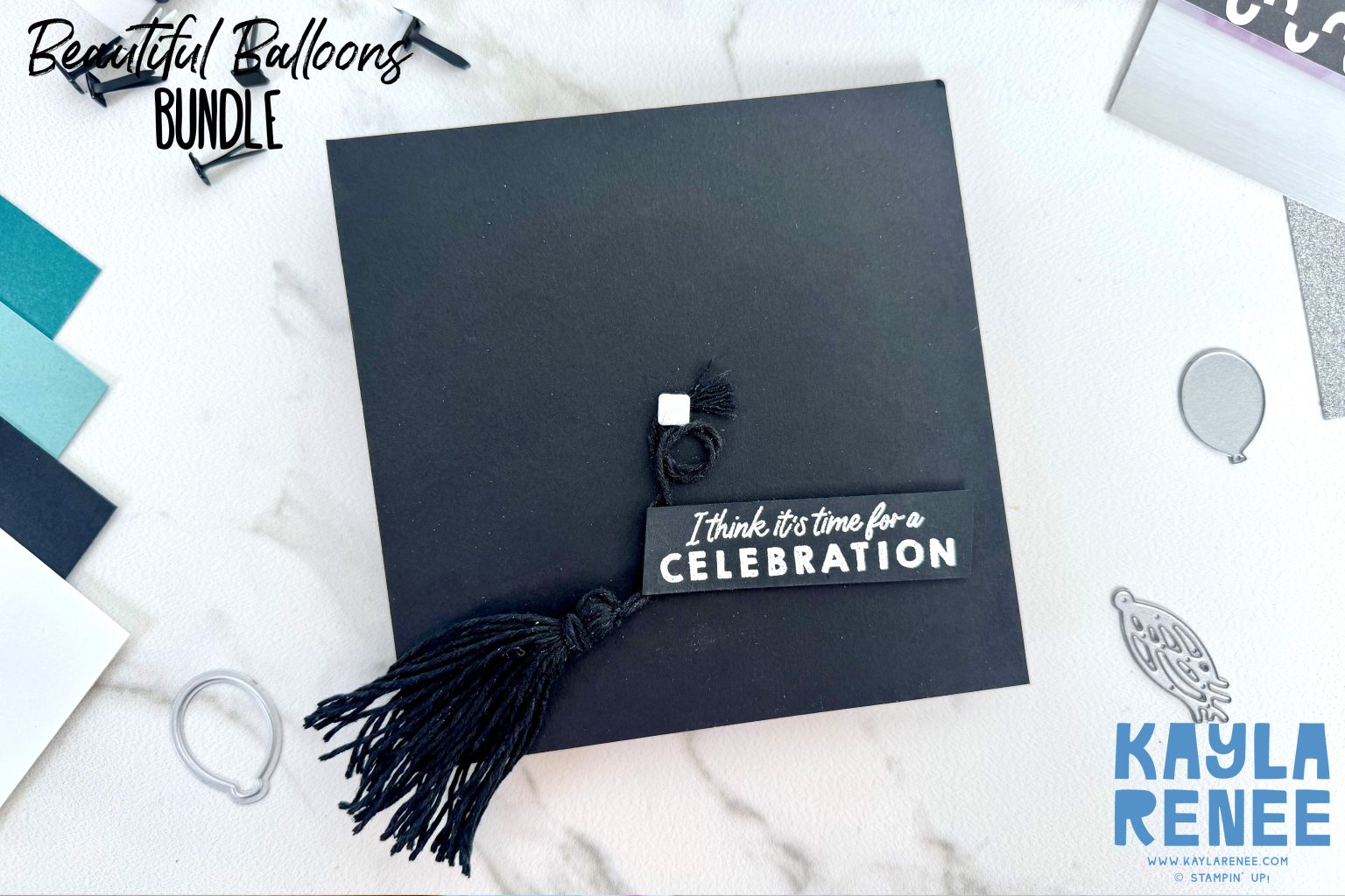 Graduation Card Fun Fold using Stampin’ Up! Beautiful Balloons