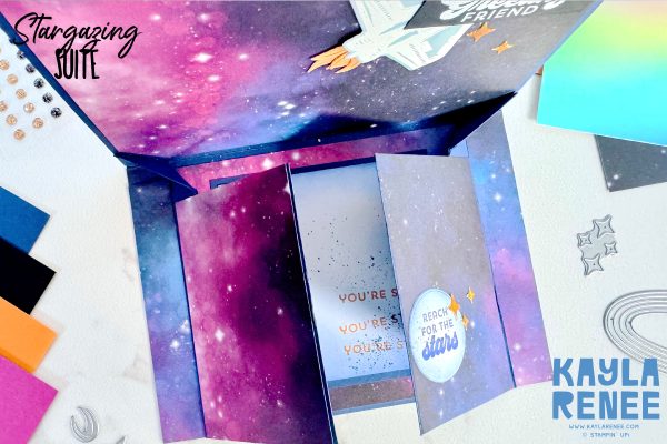 Dual Pop Up Card | Interactive Card using Stampin’ Up! Stargazing