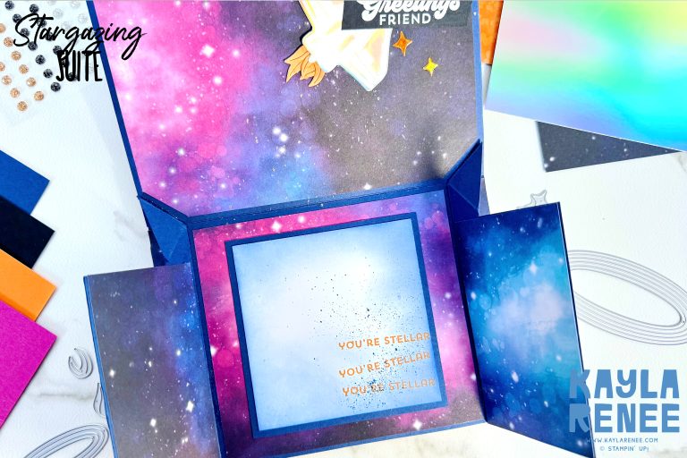 Dual Pop Up Card | Interactive Card using Stampin’ Up! Stargazing