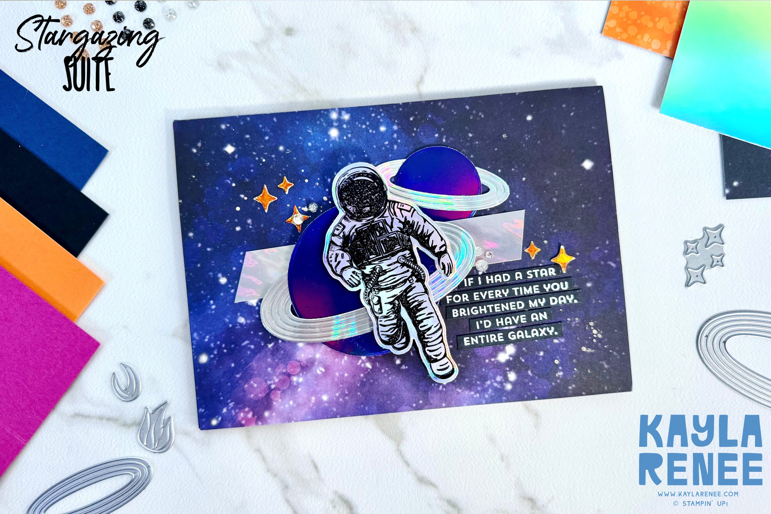 Dual Pop Up Card | Interactive Card using Stampin’ Up! Stargazing