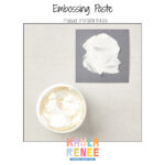 Embossing Paste Technique using Stampin’ Up! Hot Air Balloon