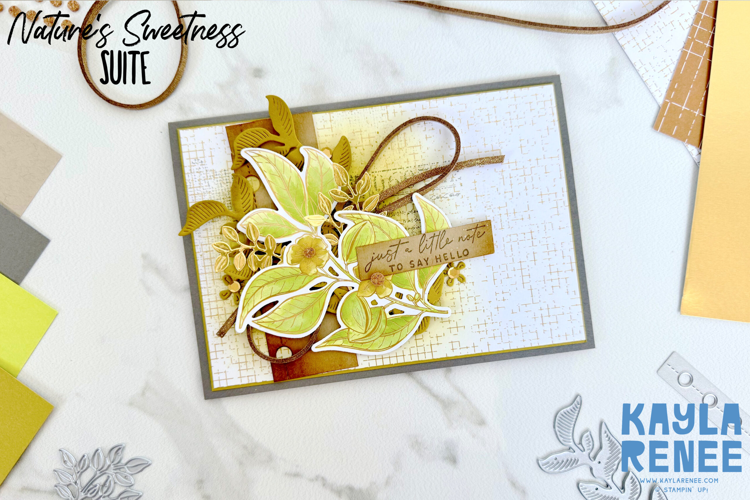 Chain Card Swap Part One using Stampin’ Up! Nature's Sweetness