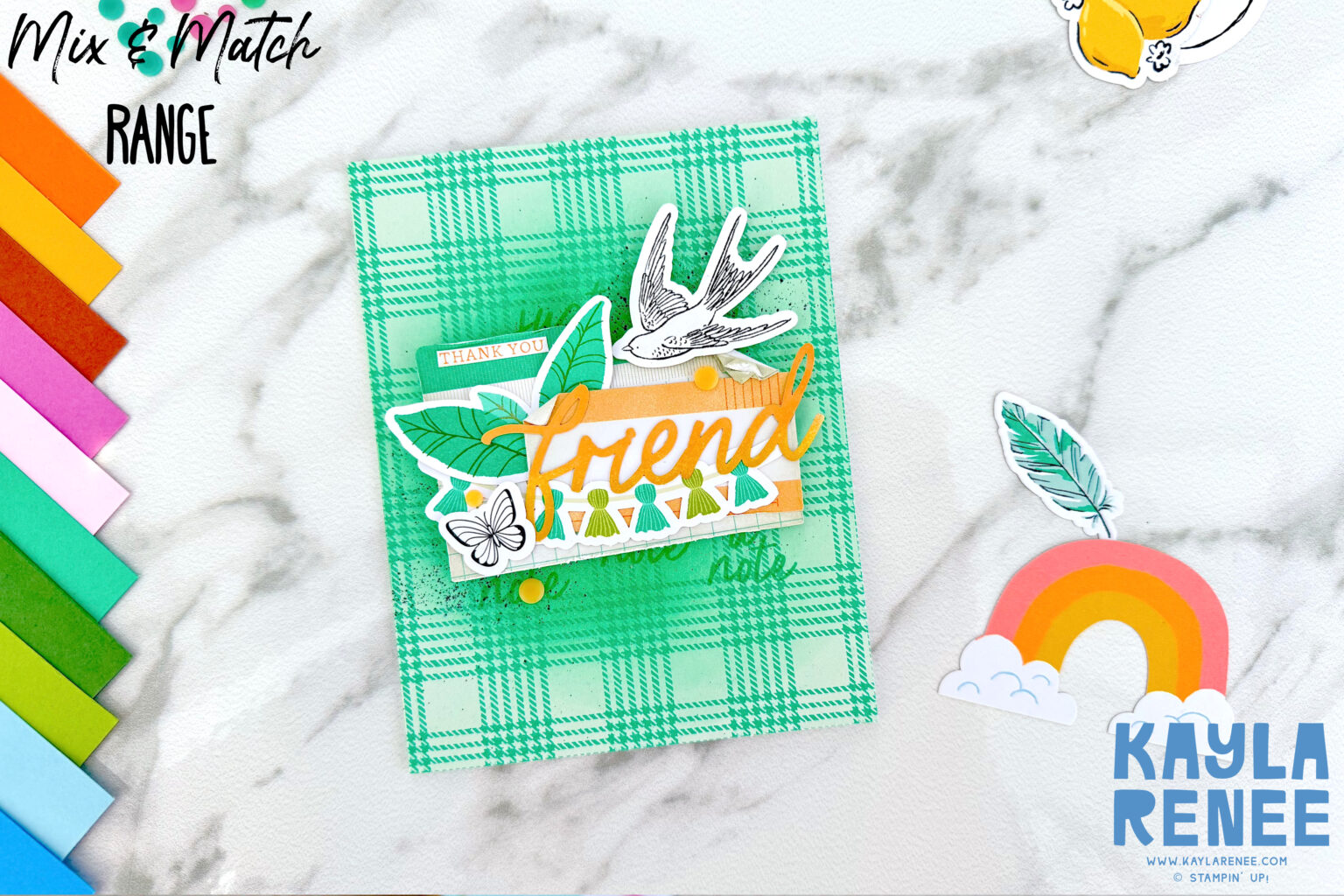 Mix and Match Stampin’ Up! Products for Five Quick & Easy Cards